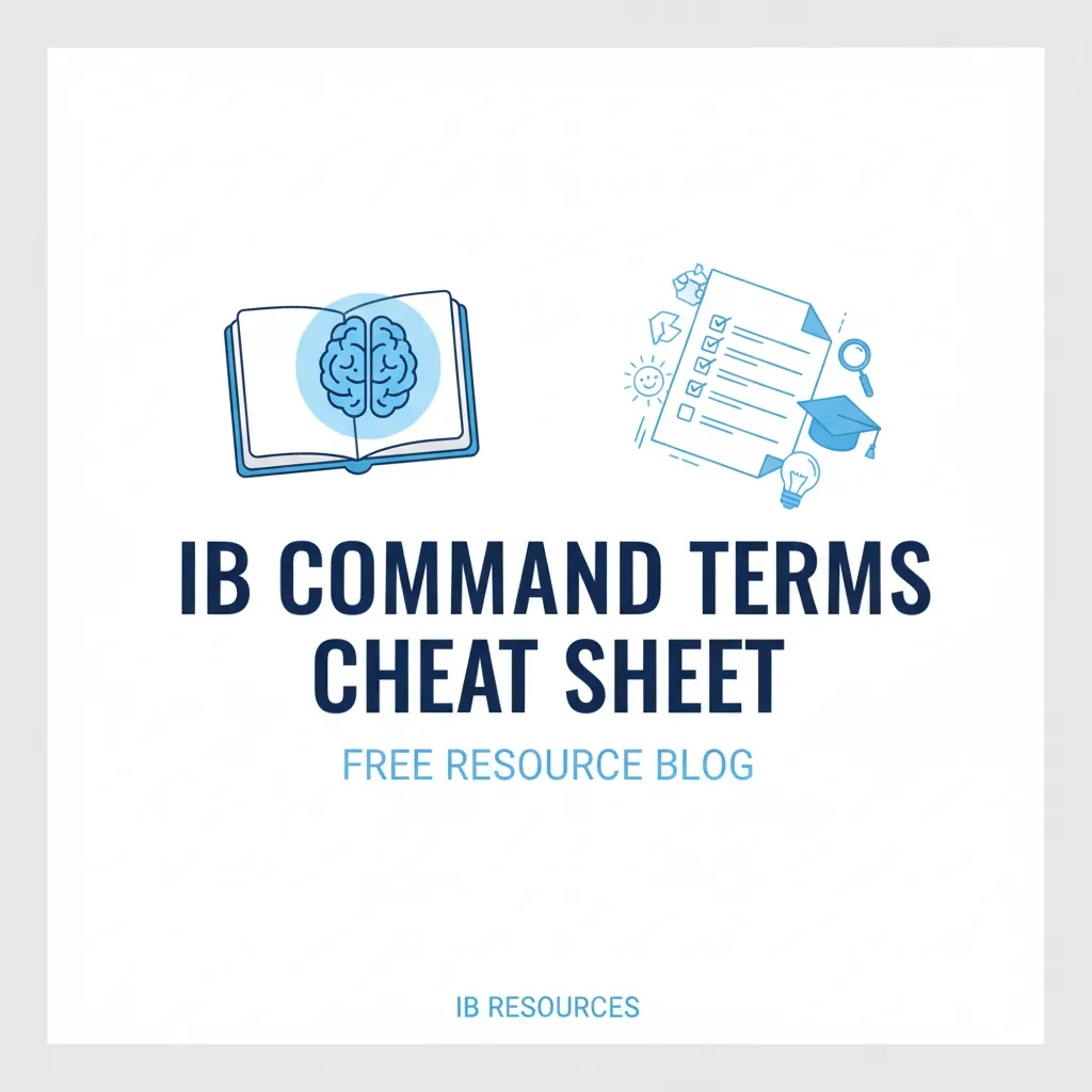 IB Command Terms Cheat Sheet: Maximize Scores | Lanterna Education